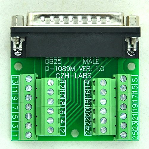 CZH-LABS Slim Right Angle D'sub Header Breakout Board, - Want It All