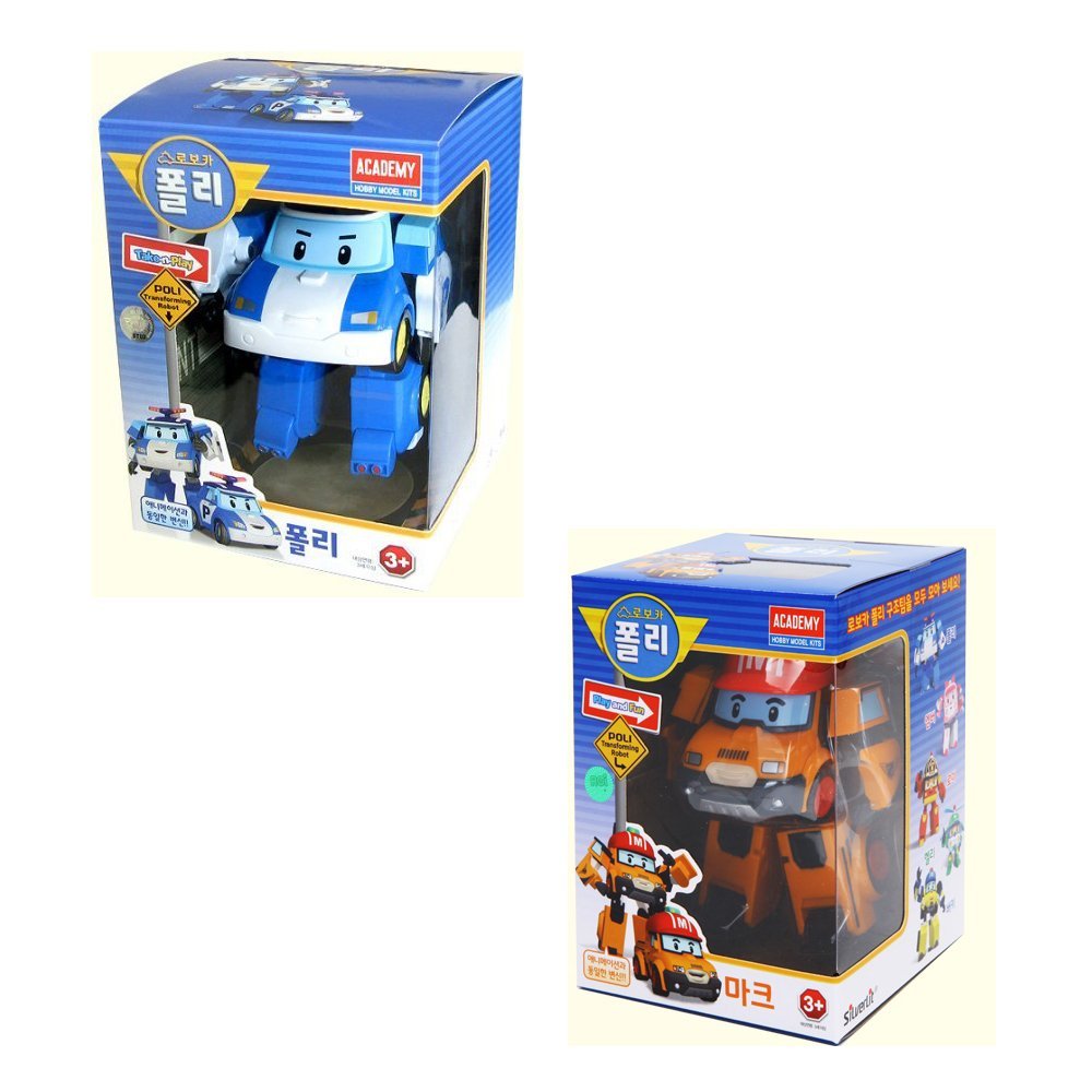 Robocar Poli & Mark Transformable : Amazon.fr: Jeux et Jouets