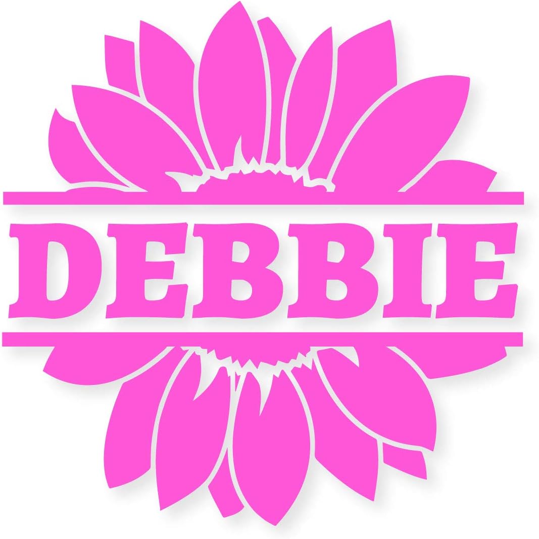 Amazon.com - Custom Name Initial Monogram Glitter Colors Vinyl Decal ...