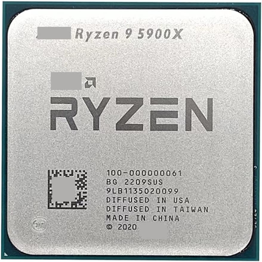 Amazon | CPU Ryzen 9 5900X R9 5900X 3.7 GHz 12 コア 24 スレッド CPU プロセッサ 7NM ...