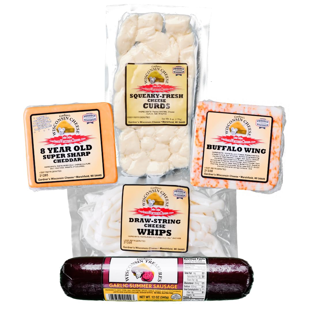 Amazon.com: Gardner's Wisconsin Cheese and Sausage, Wisconsin Cheese ...