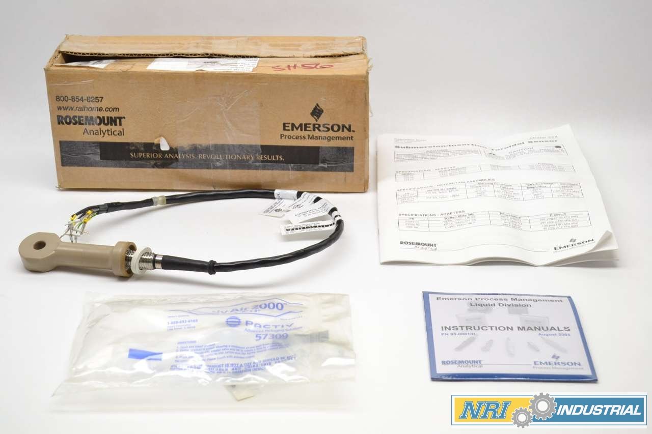 ROSEMOUNT 228-02-20-54-62 PT100 Insertion TOROIDAL Conductivity Sensor ...
