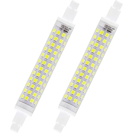 Bonlux 10W R7S LED Bulb 118mm, J Type 118mm LED Light Bulb T3 Double ...