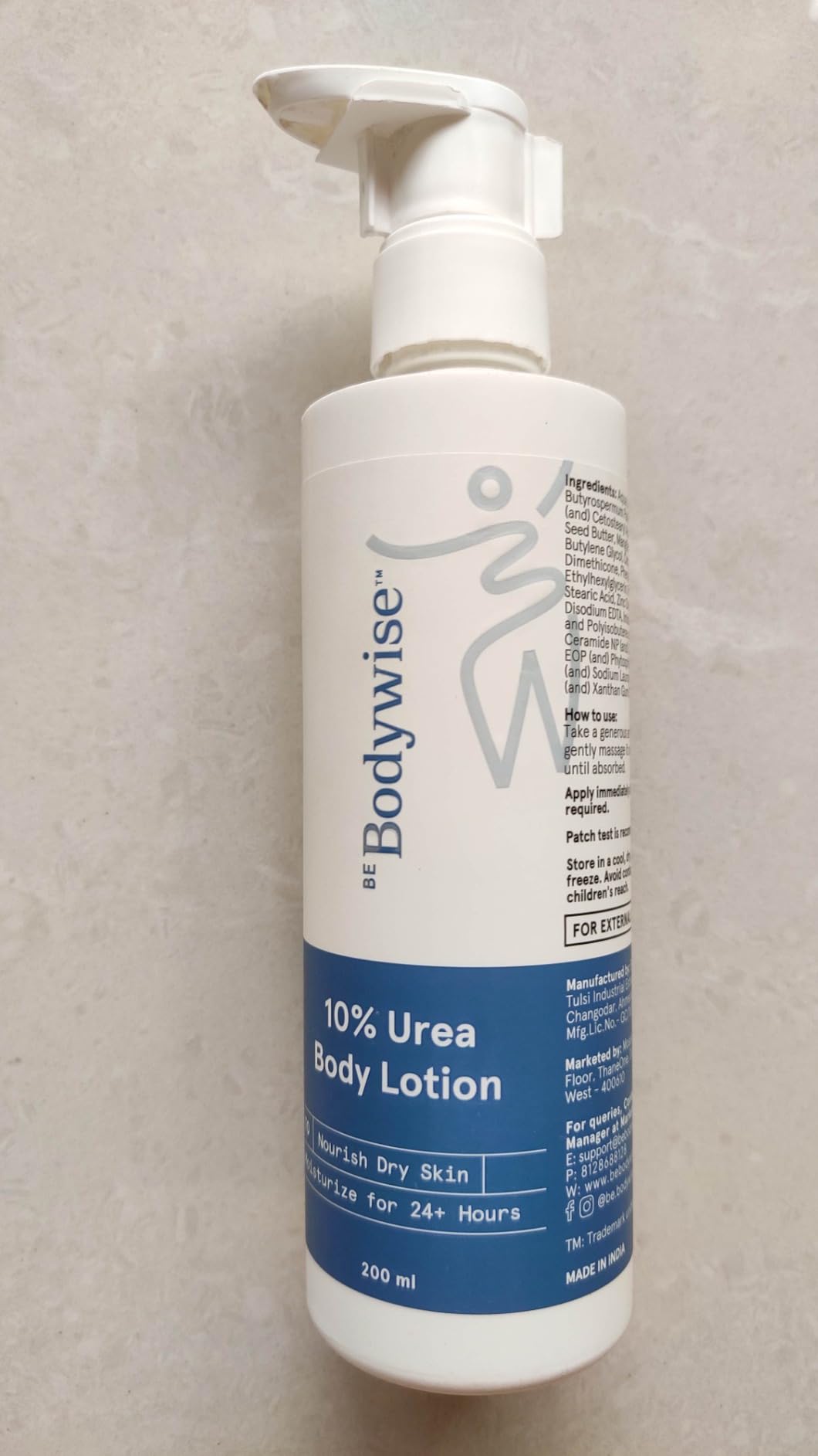 Buy Be Bodywise 10% Urea Body Lotion 200ml | 48 Hour Dry Skin Relief ...