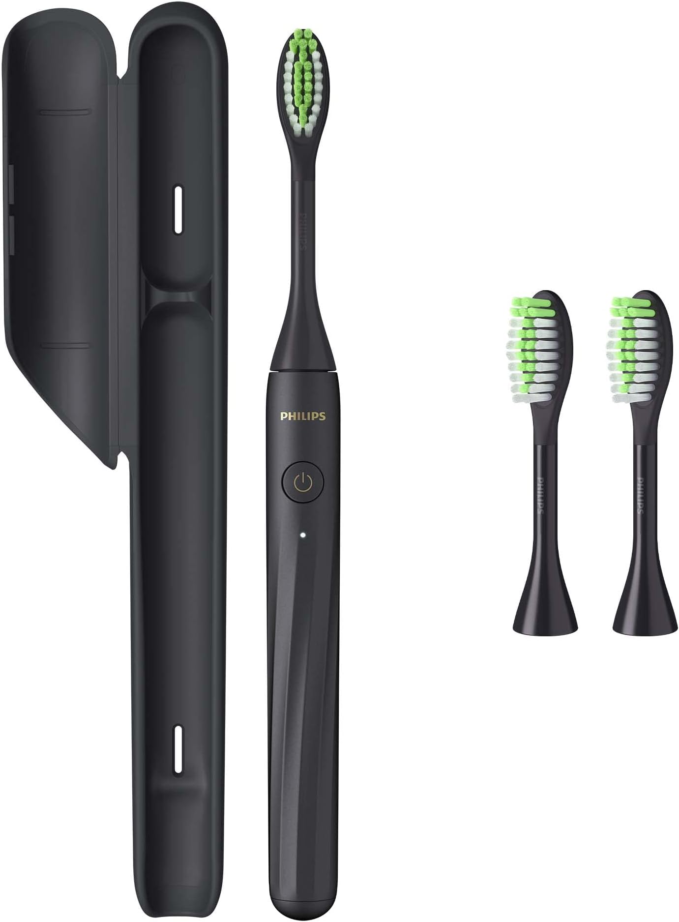 Amazon.com: Philips Sonicare Rechargeable Toothbrush, Brush Head Bundle, Shadow Black, BD3001/AZ