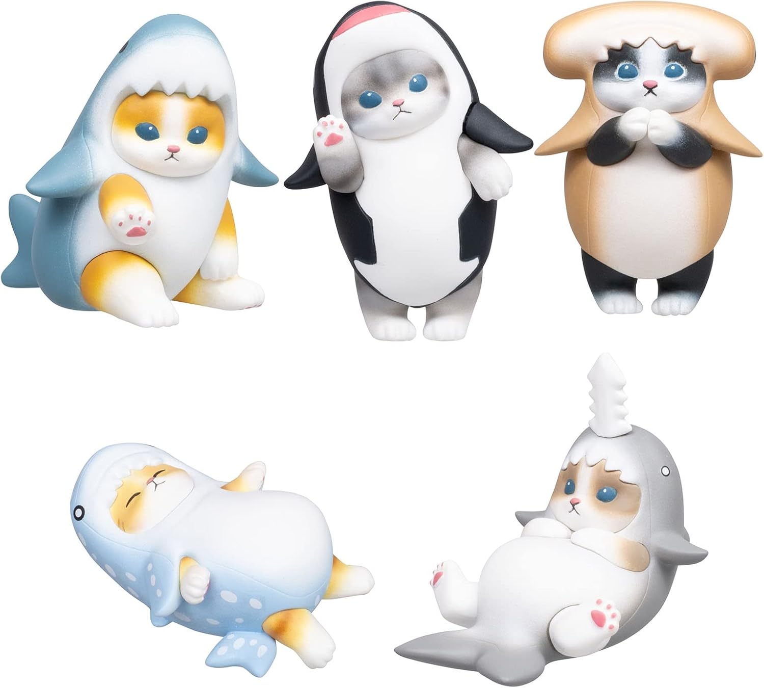 Qualia Mofusand Samenyan - Caja ciega – Incluye 1 de 5 cifras coleccionables para gatos – Diseño ...