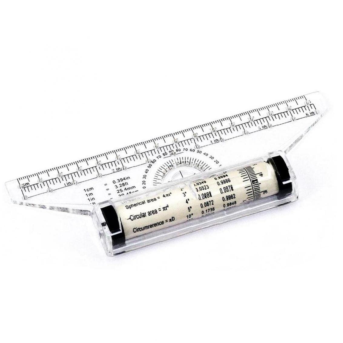 Buy TOSSPER 6inch Rolling Ruler Measuring Rolling Ruler Drawing ...