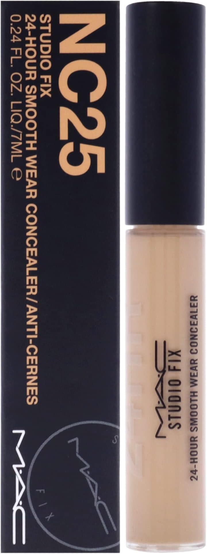 Amazon.com : MAC Studio Fix 24 Hour Smooth Wear Concealer - NC25 ...
