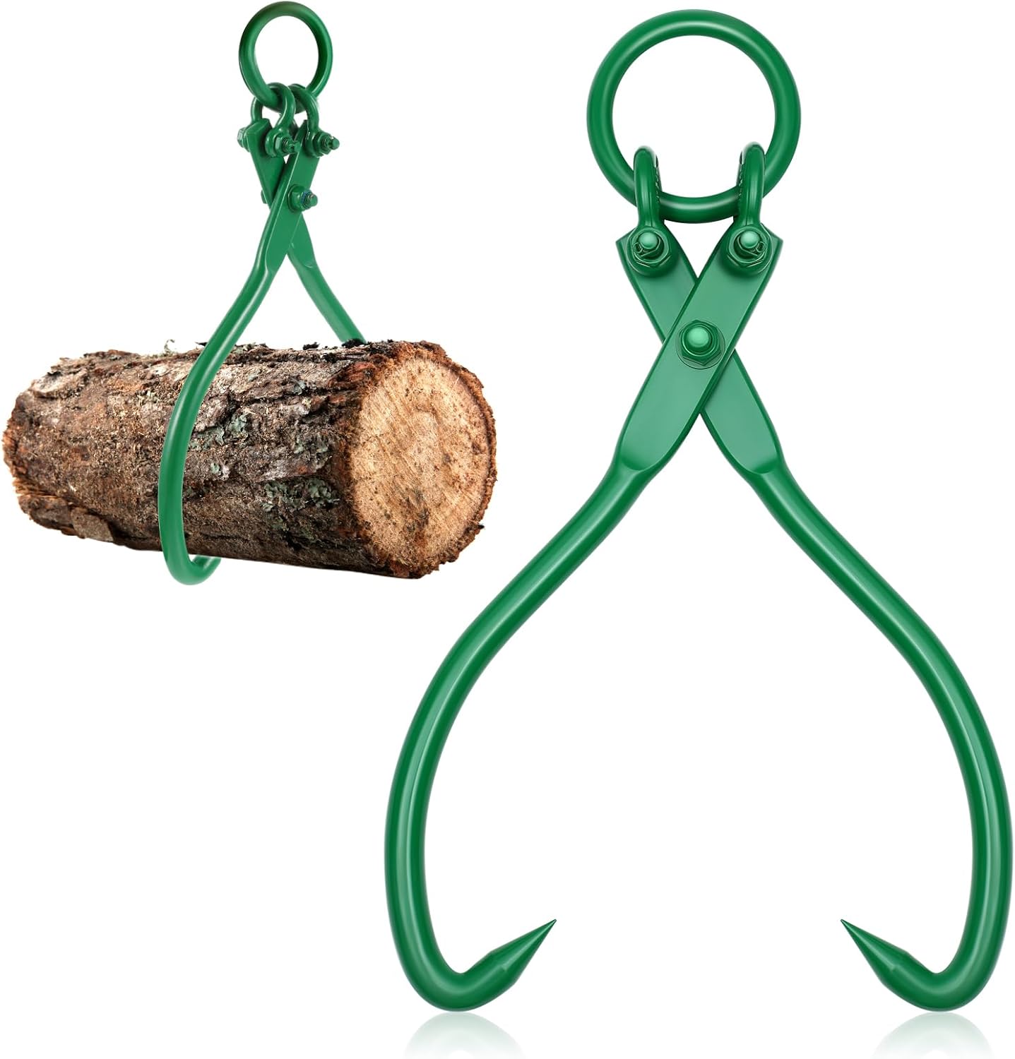 Amazon.com: Barydat 18 Inch Log Lifting Tongs Timber Claw Hook Claw Log ...