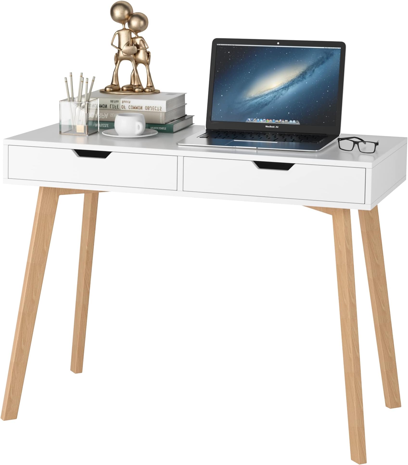 Amazon.com: Writing Desks for Home Office, Wood Computer Desk, Modern ...