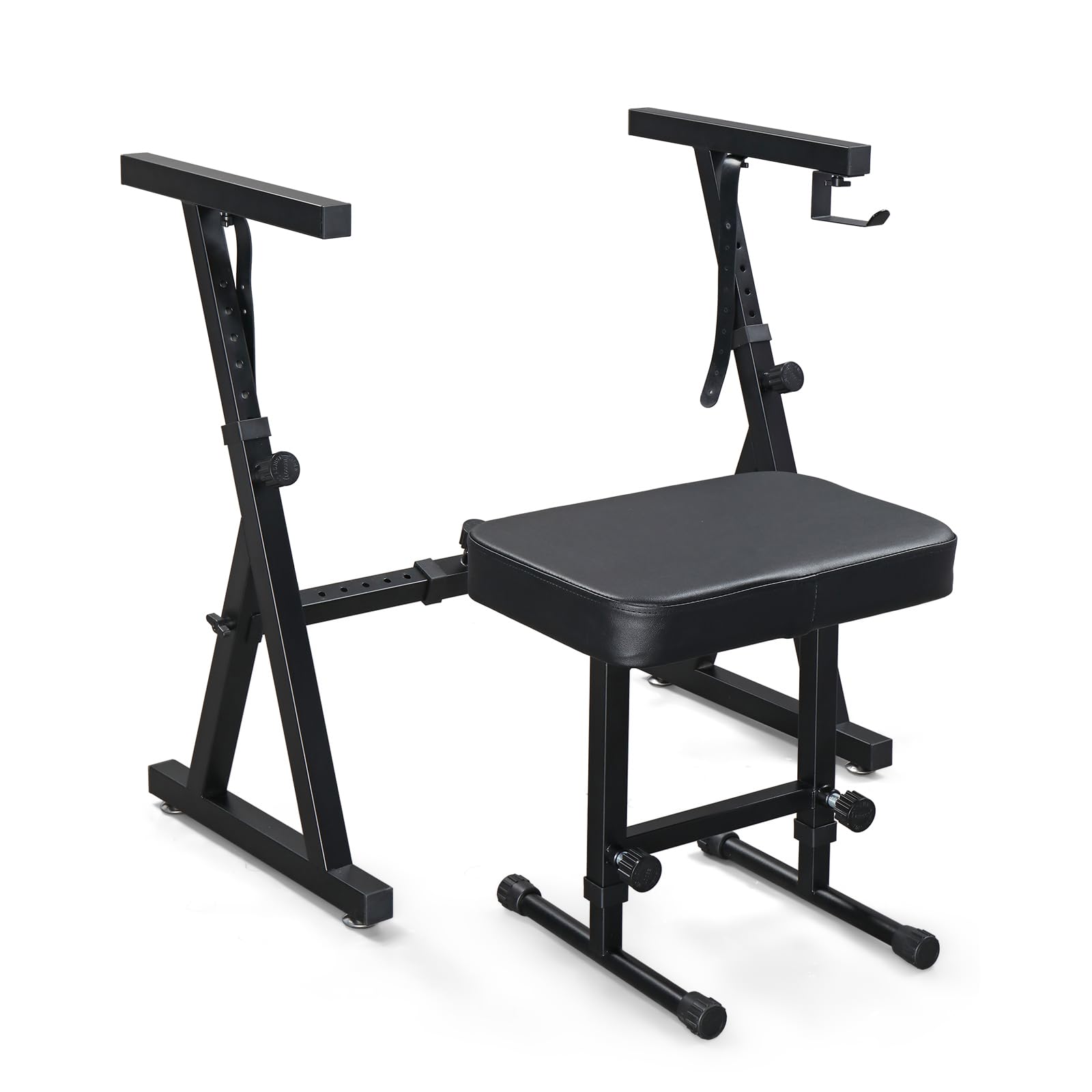 Amazon.com: ShowMaven Heavy Duty Piano Keyboard Stand and Bench ...