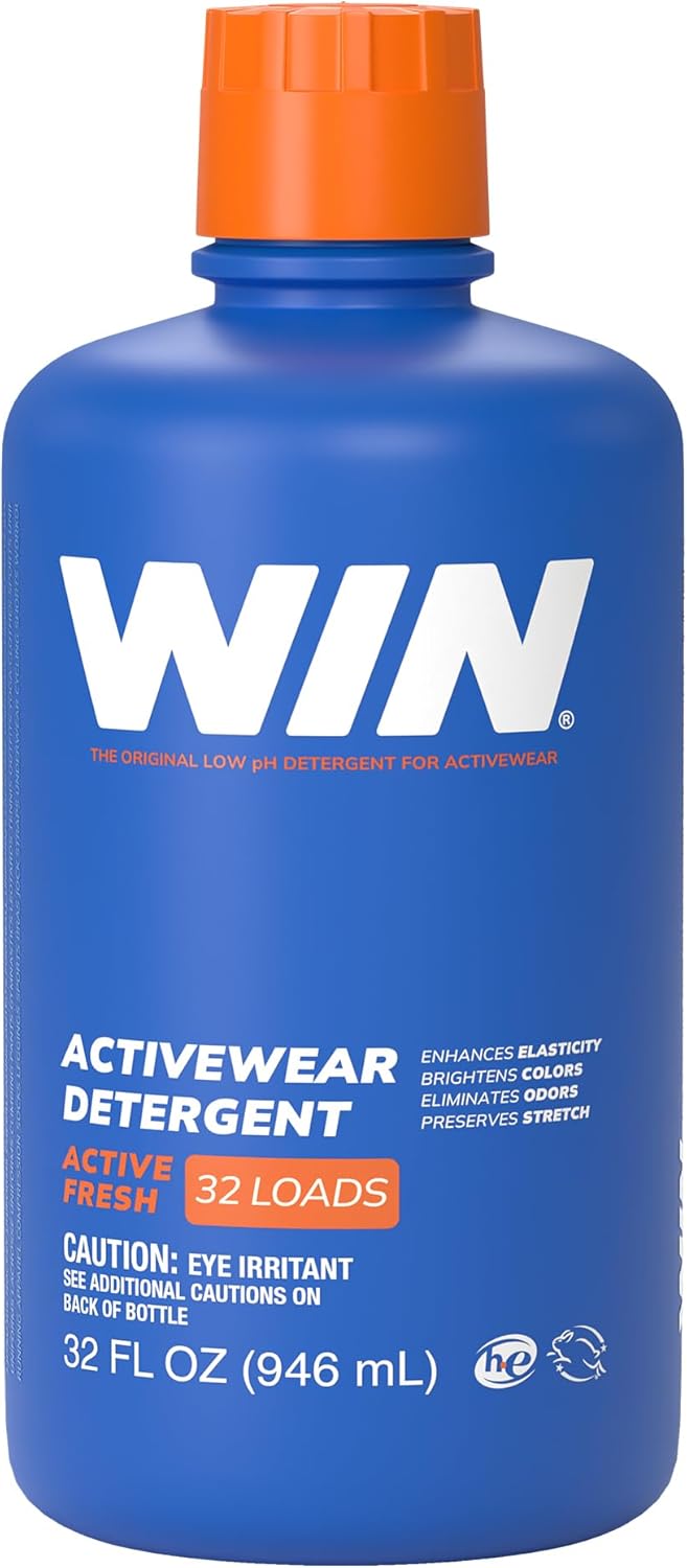 Amazon.com: WIN Activewear Detergent - Active Fresh - 32oz Bottle ...