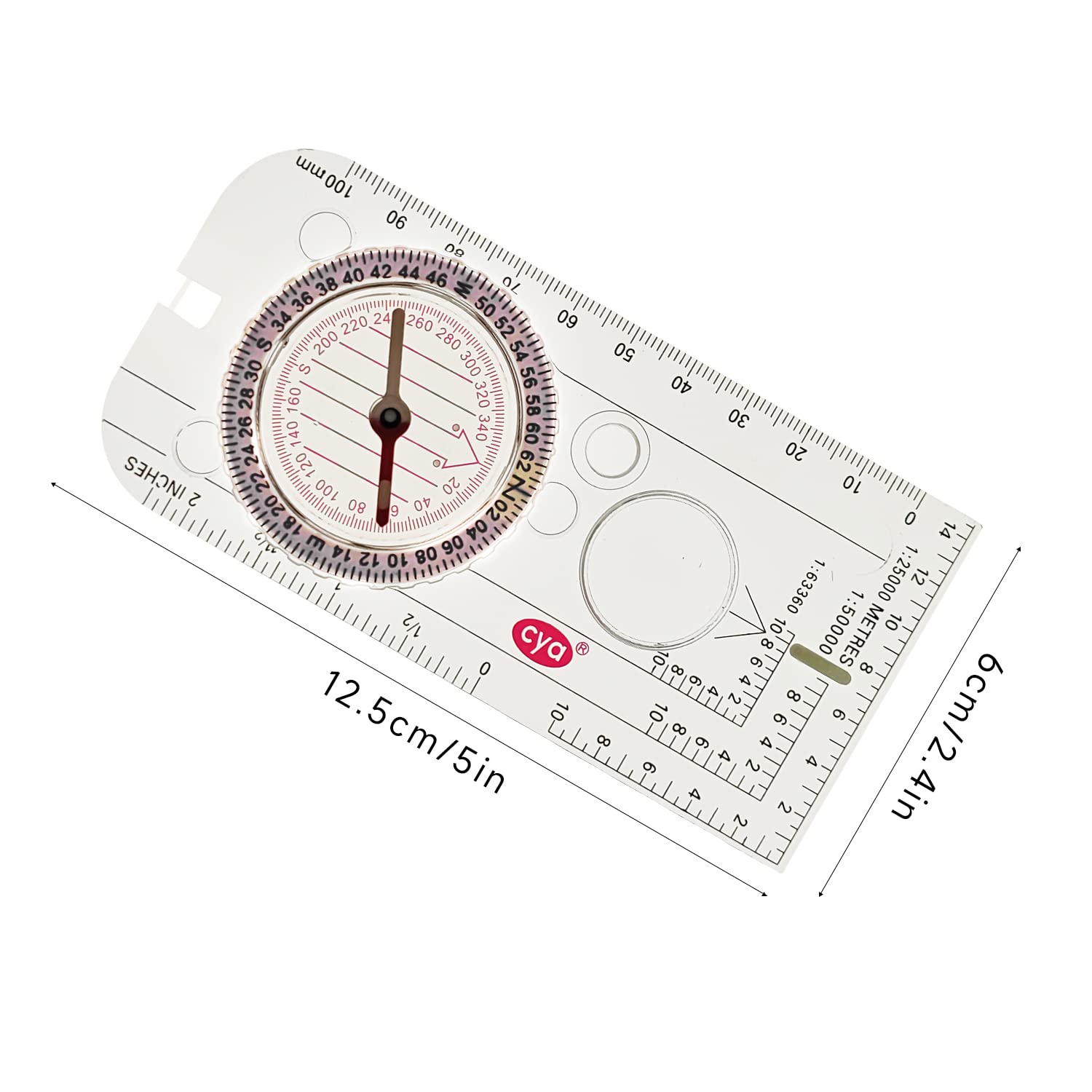 Snapklik.com : CYA Orienteering Compass Hiking Boy Scout Compass Kids