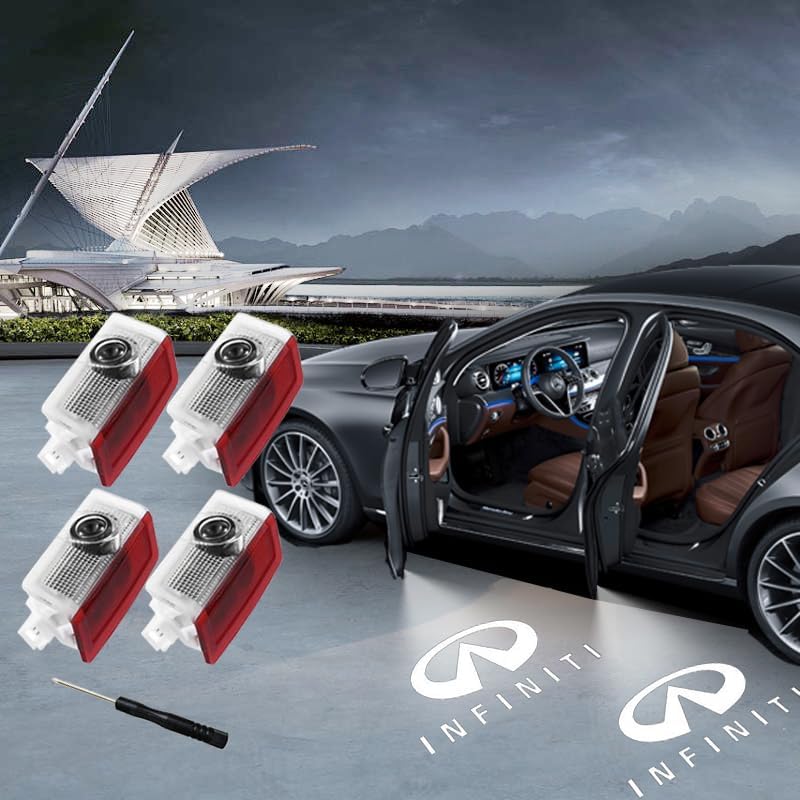 Amazon.com: 4PCS Car Door Lights Logo Projector HD car Welcome Light ...