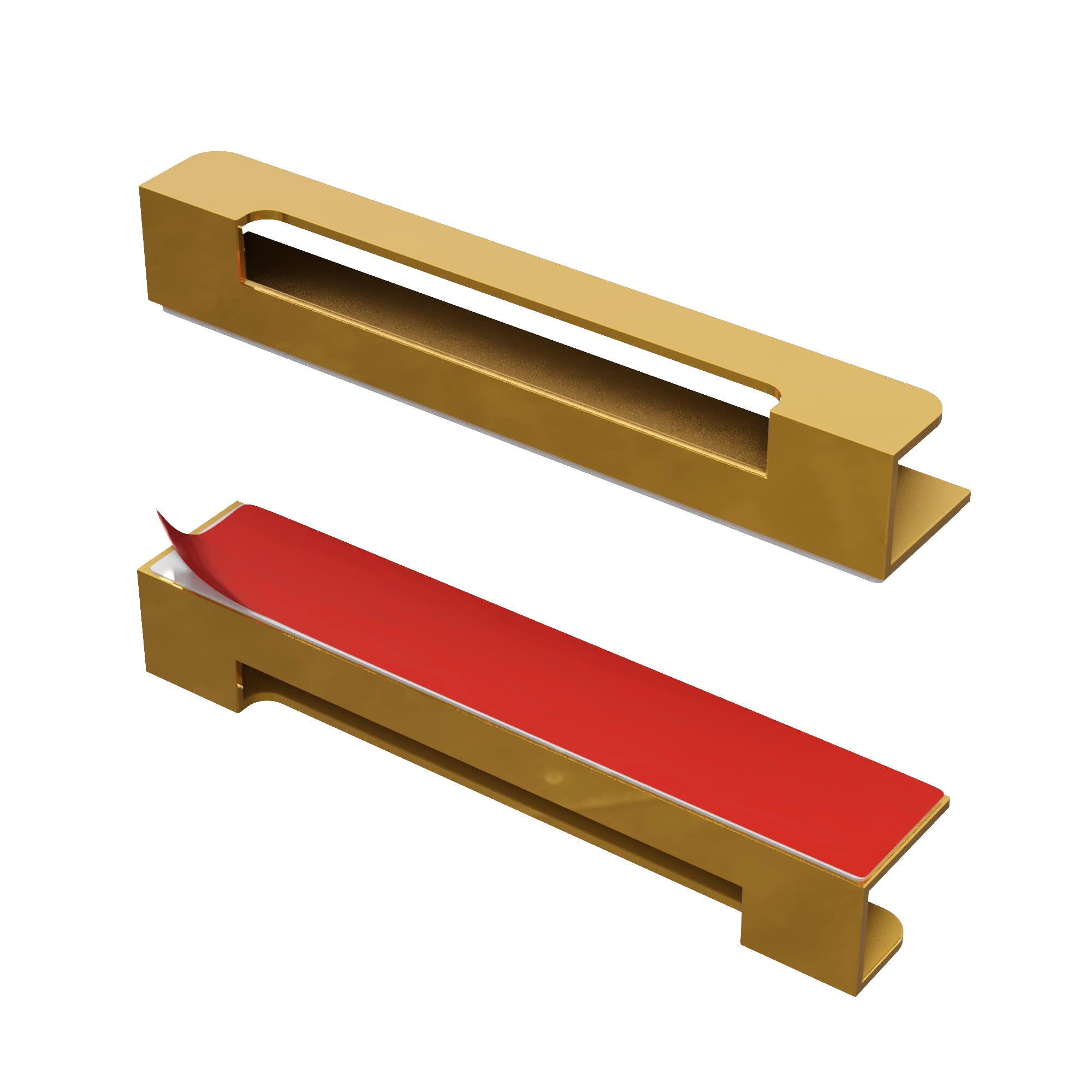 HRX Self-Adhesive Edge Fingerpull Door Handle - Easy to Install ...