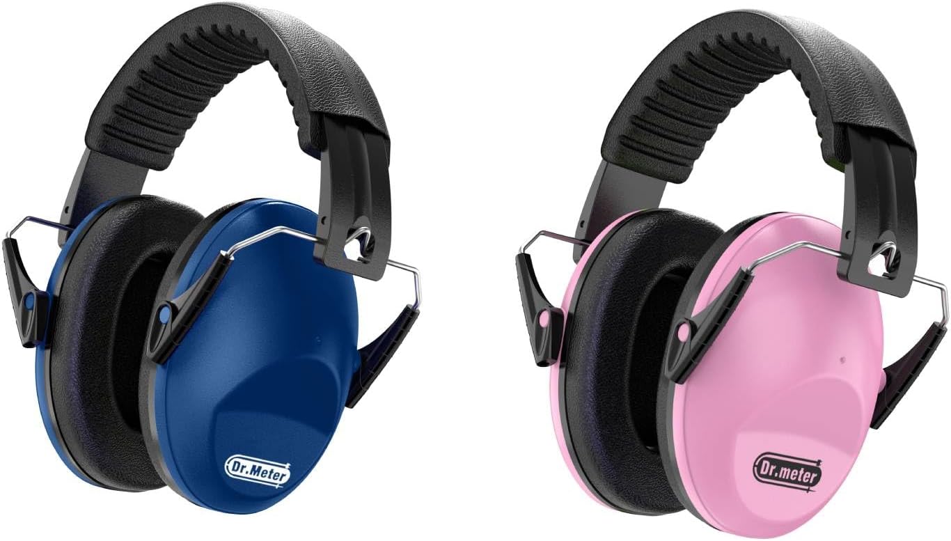 Dr.meter Ear Muffs for Noise Reduction, Dark Blue+Pink - Amazon.com