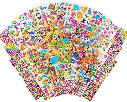 5000+ Gommettes Enfant Autocollants Stickers Colorés pour Scrapbooking ...