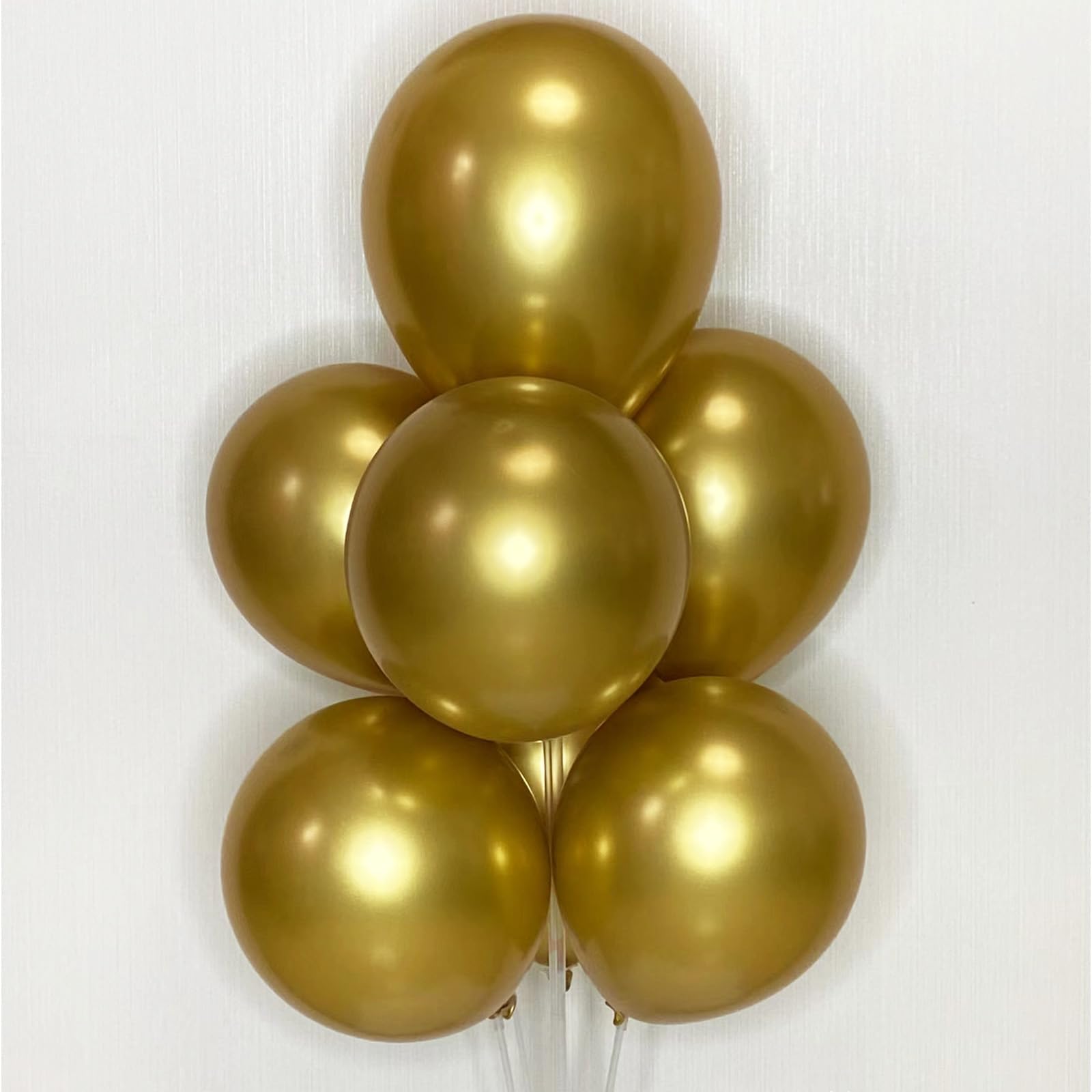 Snapklik.com : Metallic Light Gold Balloons, Scmdoti Chrome Light Gold ...