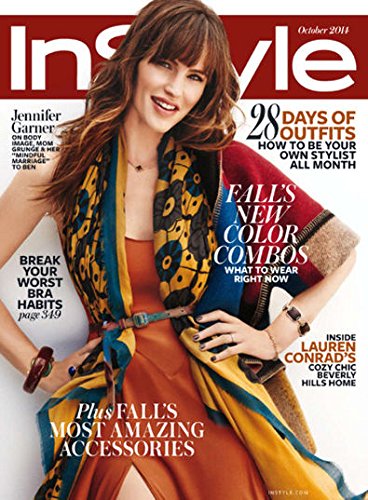 Instyle Magazine, Published Monthly - 13 Issues Per Year (1 Year ...