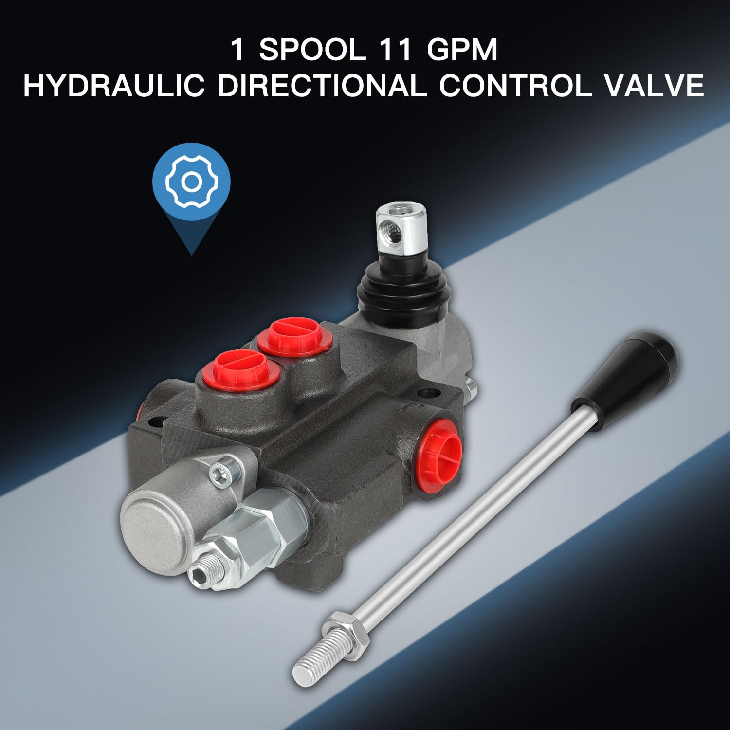 Snapklik.com : Hydraulic Flow Control Valve, 1 Spool 11 GPM Hydraulic ...