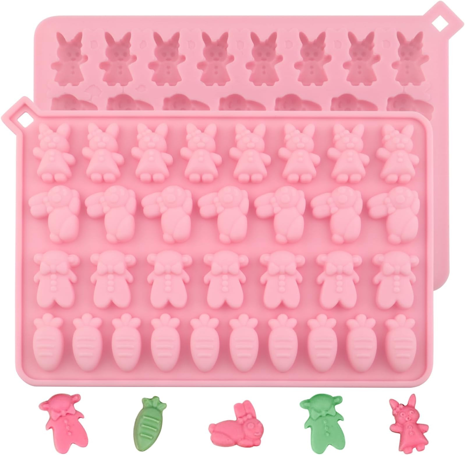 Amazon.com: Wilton Easter Bunny Shaped Silicone Treat Mold : Home & Kitchen