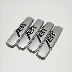 Amazon.co.jp: Colorful world 4pcs ABT Badge Sticker Car Interior ...