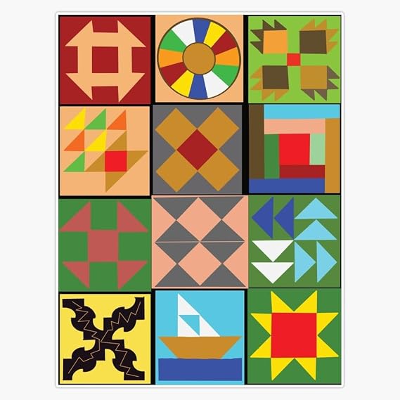 Amazon.com: Magnet Quilt Secret Codes of The Underground Railroad ...