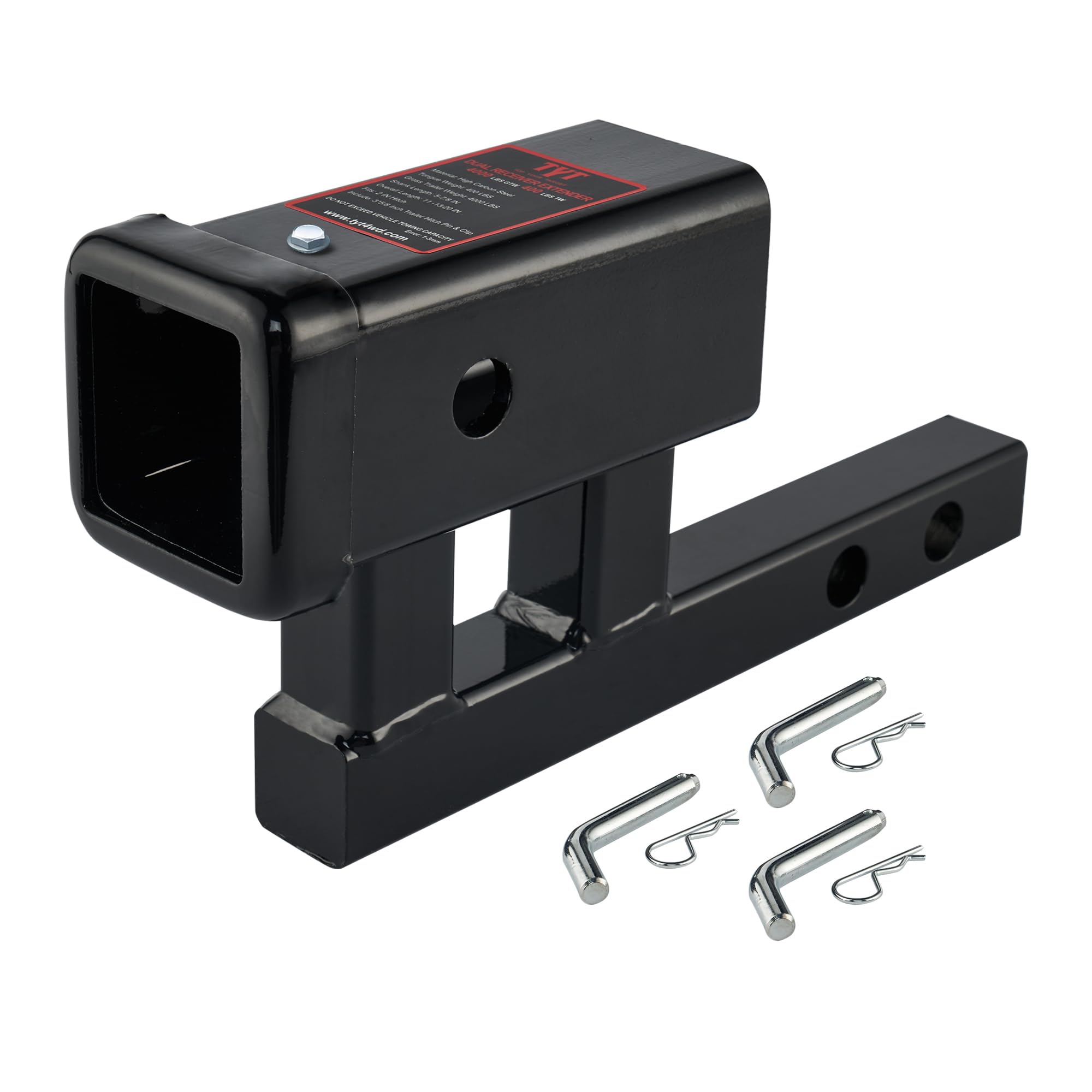 Snapklik.com : TYT 1-1/4" To 2" Hitch Adapter Receiver Extender