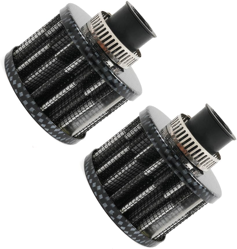 Amazon.com: MUGE RACING 2Pcs Air Filter Cold Air Intake Filter Breather ...