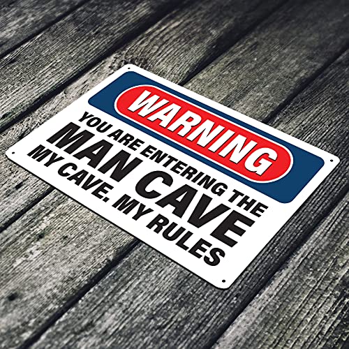 JP’s Parcels Tin Signs Man Cave Décor – Metal Wall Sign 12×8 in ...
