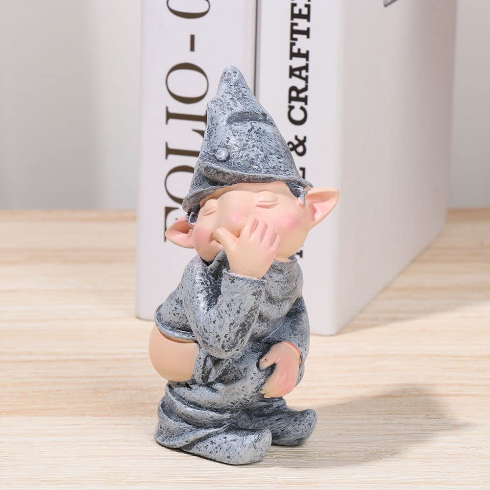 Snapklik.com : Naughty Funny Outdoor Pooping Gnome Statue,Garden ...