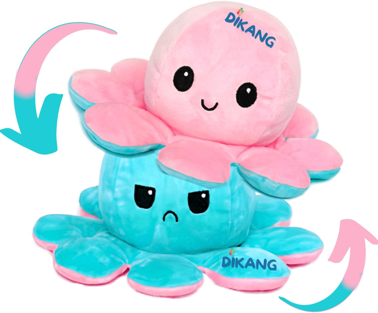 Buy EITHEO Side Changing Octopus Mini Plush - Stuffed Animal Toy | Show ...