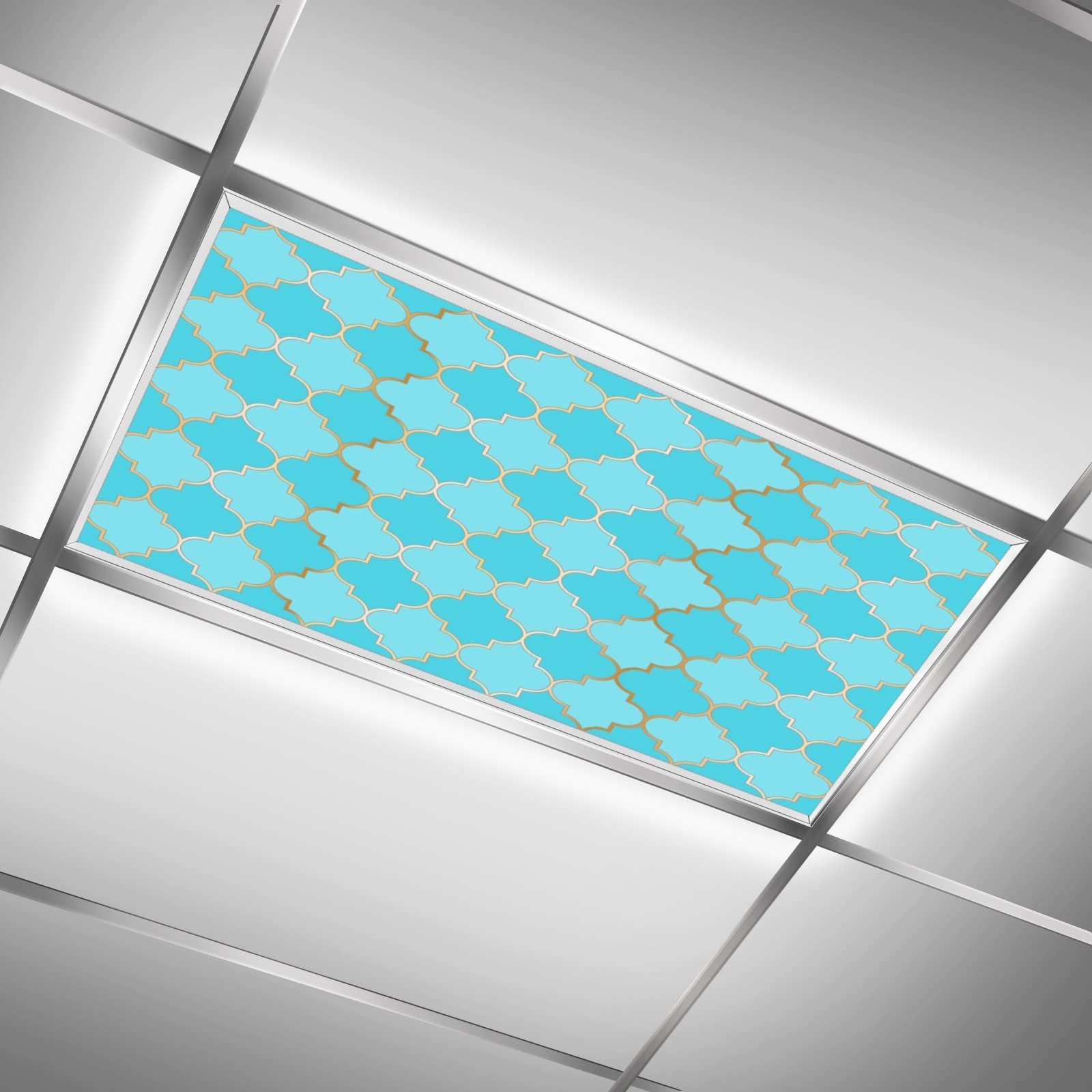 Pack-Fluorescent Light Covers For Ceiling Lights Filter 2'x4' Classroom ...