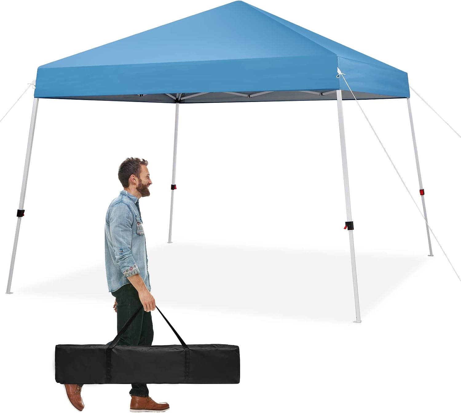 Amazon.com : 8x8 Pop Up Beach Canopy Tent - Easy Setup Outdoor Shade ...