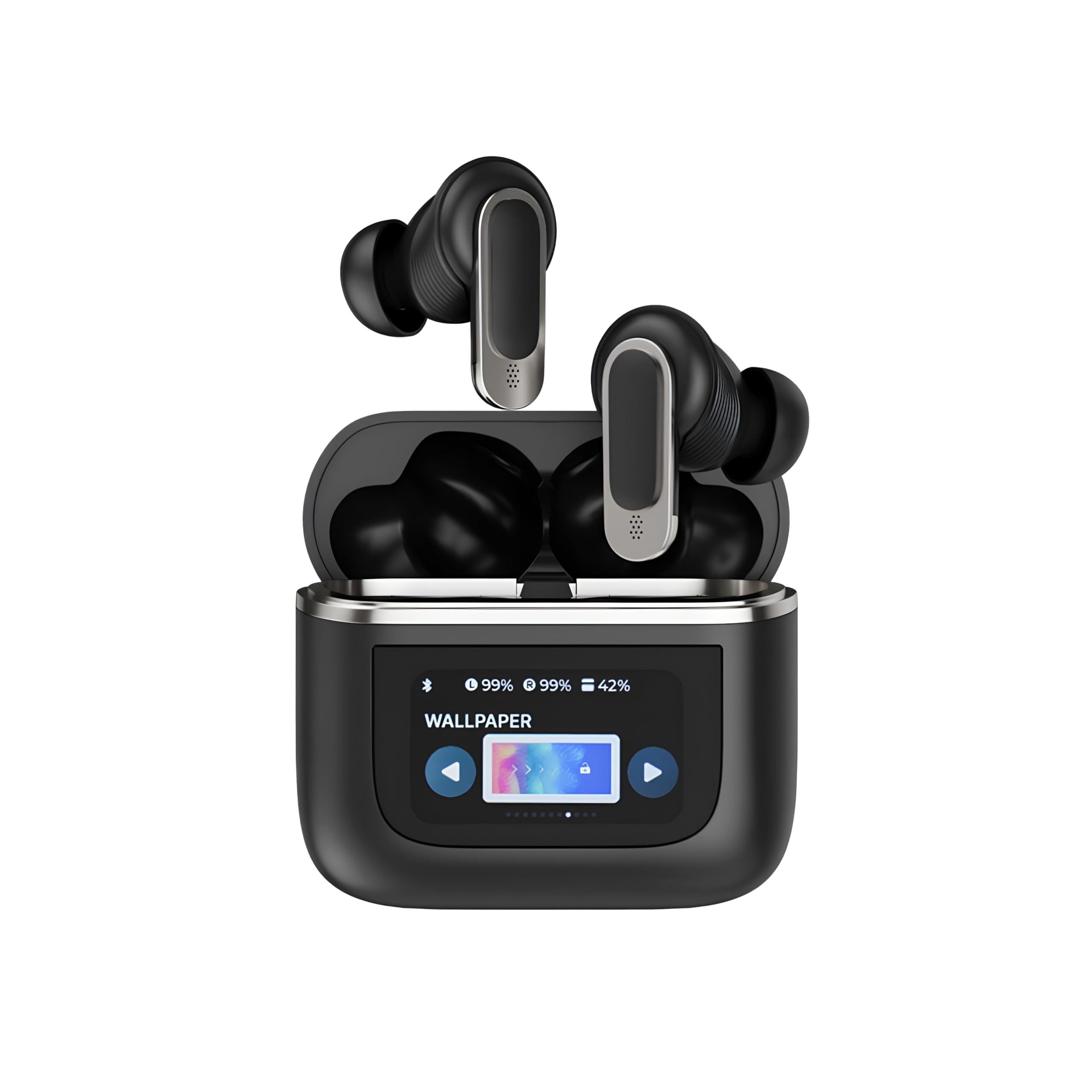 Amazon.com: MANHA Touch Screen Earbuds, Active Noise Cancelling True ...