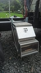 Amazon.com: Heavy Duty Aluminum Semi Truck Side Storage Saddle Step Box ...