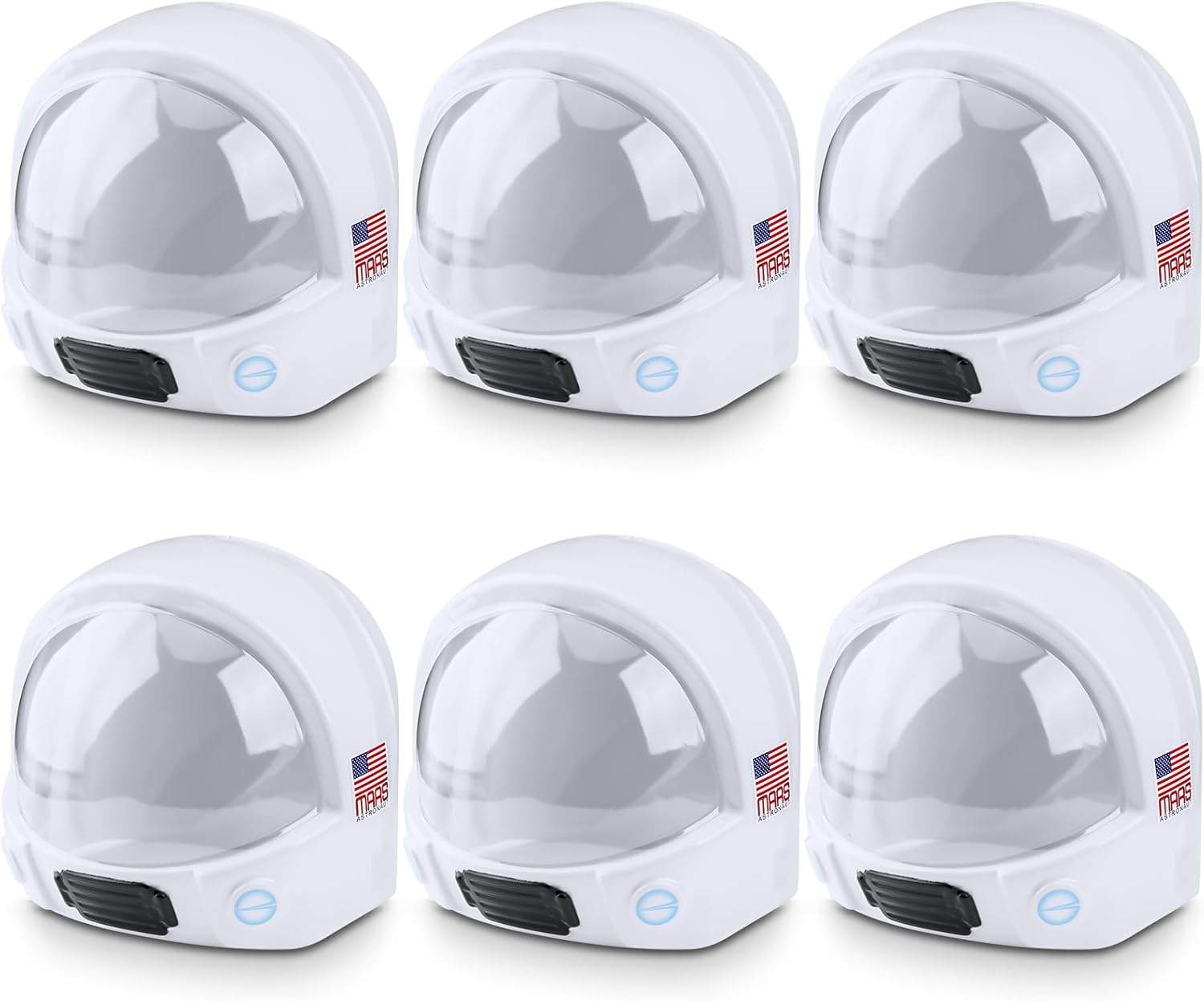 Amazon.com: Tarpop 6 Pcs Astronaut Helmet for Kids Astronaut Party Hats ...