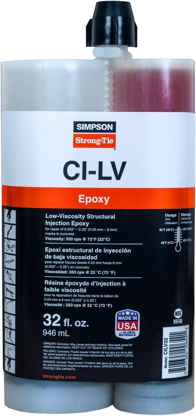 Amazon.com: Simpson Strong-Tie CI-LV Low-Viscosity Structural Injection ...