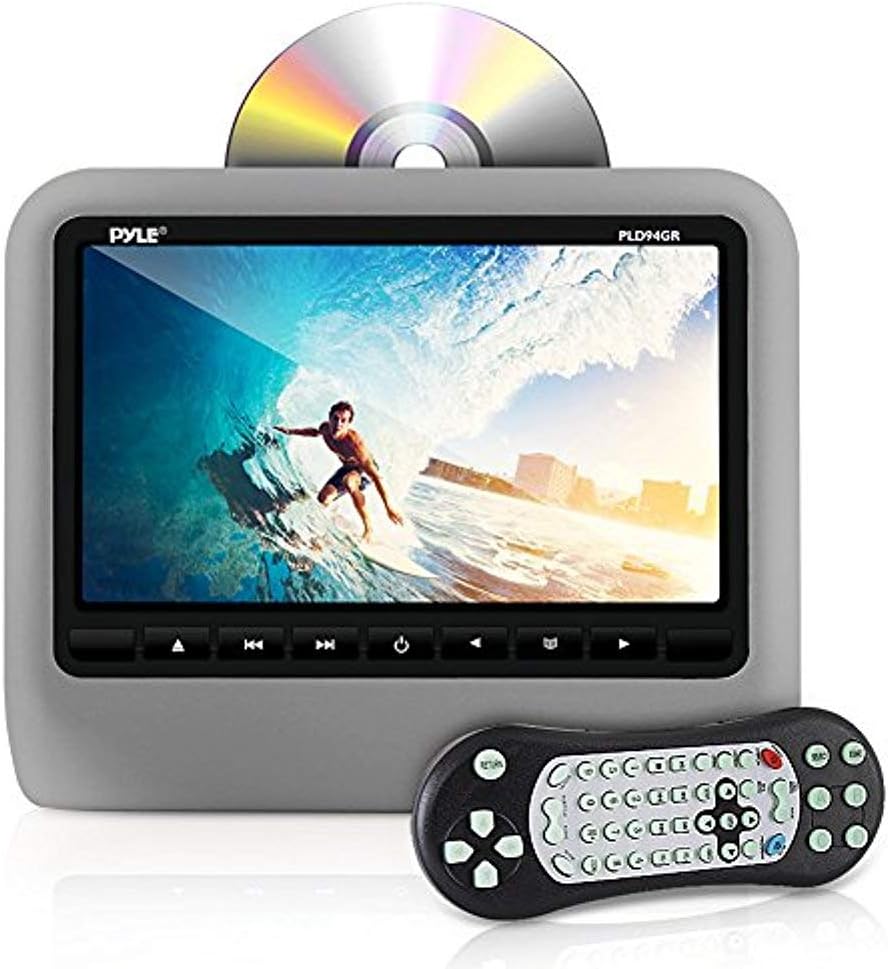 Amazon.com: Pyle Universal Car Headrest Mount Monitor - 9 Inch Vehicle ...