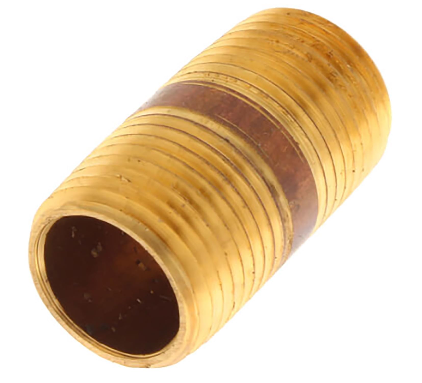 Amazon.com: Metal Magery Brass Long Nipple 1/2" X 1/2", 1-1/2" Length ...