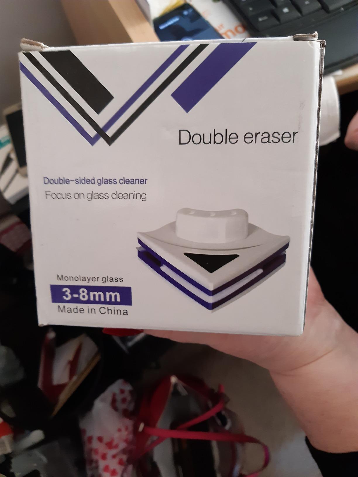 Double-sided Window Cleaner Glass Wiper Magnetic Glass Cleaning Tool ...