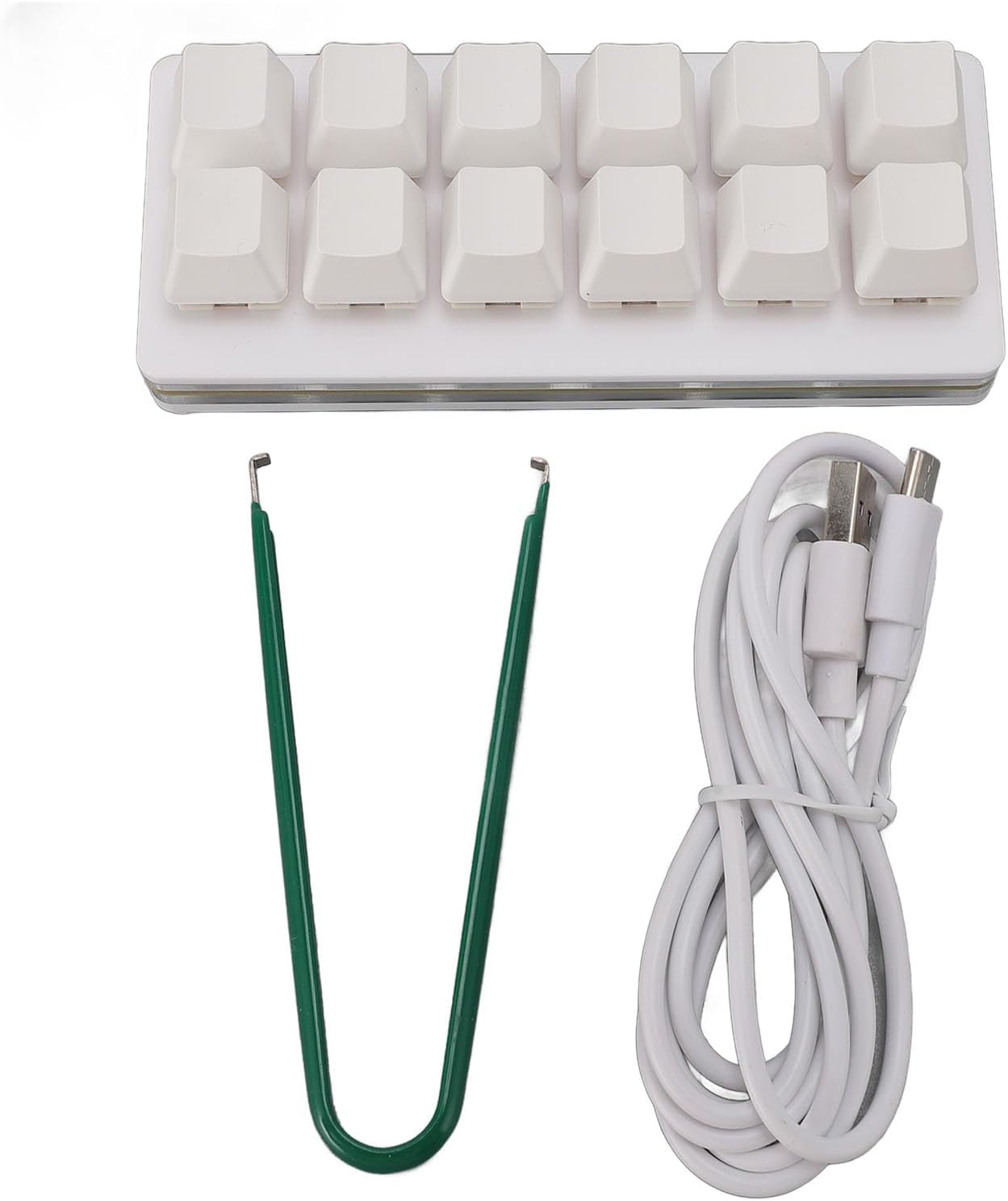 Amazon.com: Tissting Programmable Gaming Keyboard Black USB Mini 12 Key ...