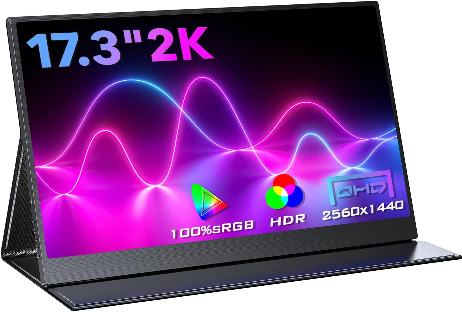 Amazon.com: ARZOPA 16" 2.5K Portable Monitor, 2560x1600 QHD 123% sRGB ...