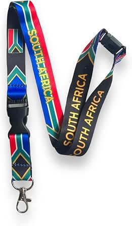 Amazon.com: PAC Supplies Global South Africa Flag Lanyard : Office Products