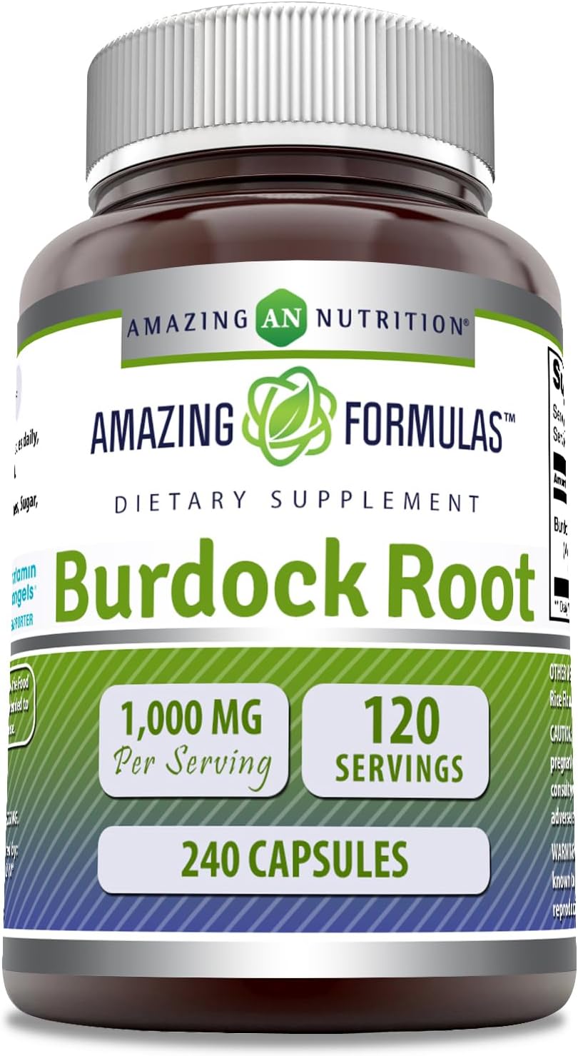 Amazon.com: Nature's Way Burdock Root 475 mg per capsule,100 Count ...