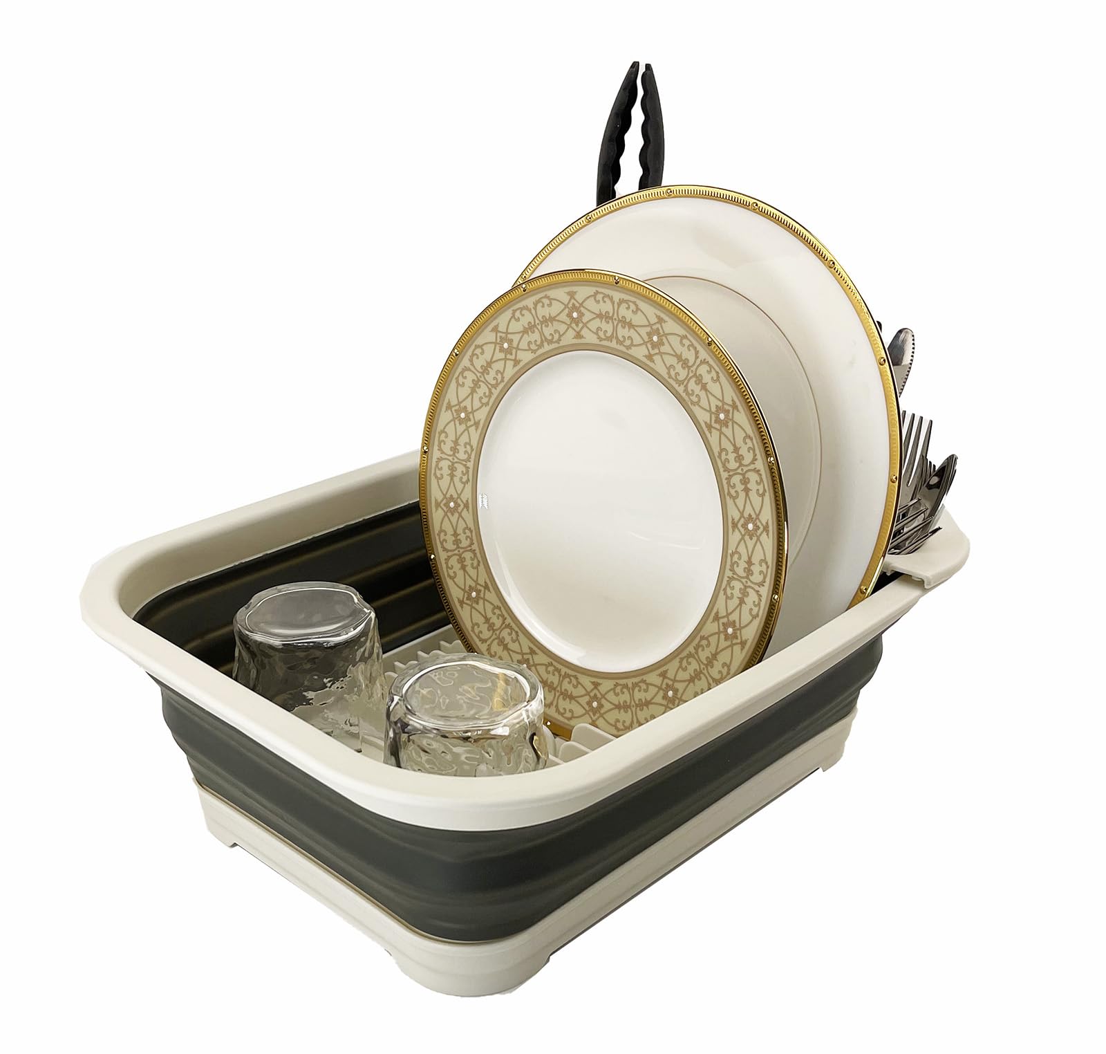 Snapklik.com : SAMMART 73L (1.9 Gallon) Collapsible Dish Drainer