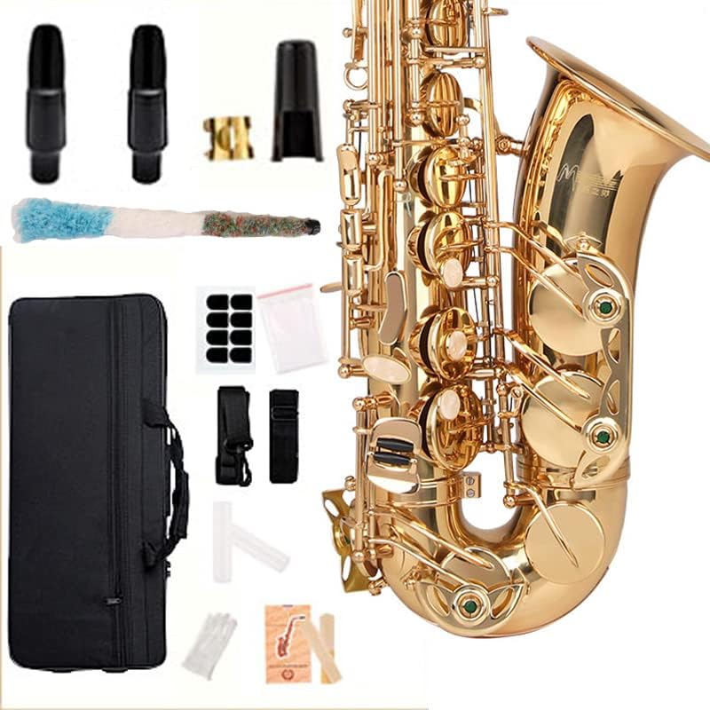 Amazon.com: Alto Saxophone E Flat Phosphor Copper Alto Sax Full Kit for ...