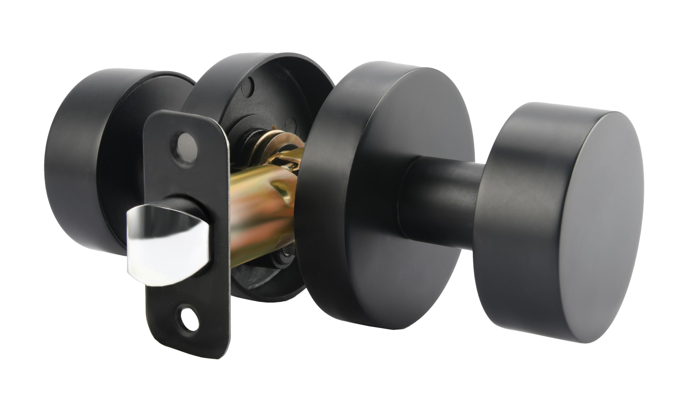 MrArm Interior Passage Black Door Knob, Door Handle for Closet and ...