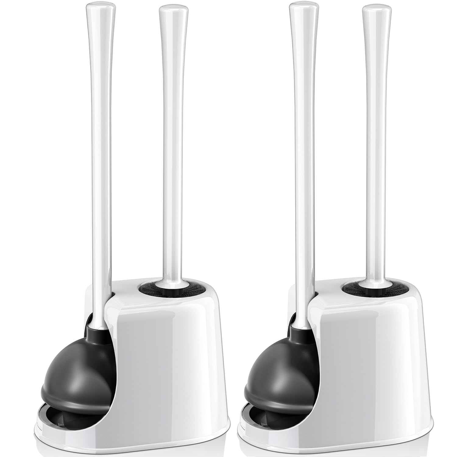 Amazon.com: Toilet Plunger and Brush Set, Toilet Brush and Plunger with ...
