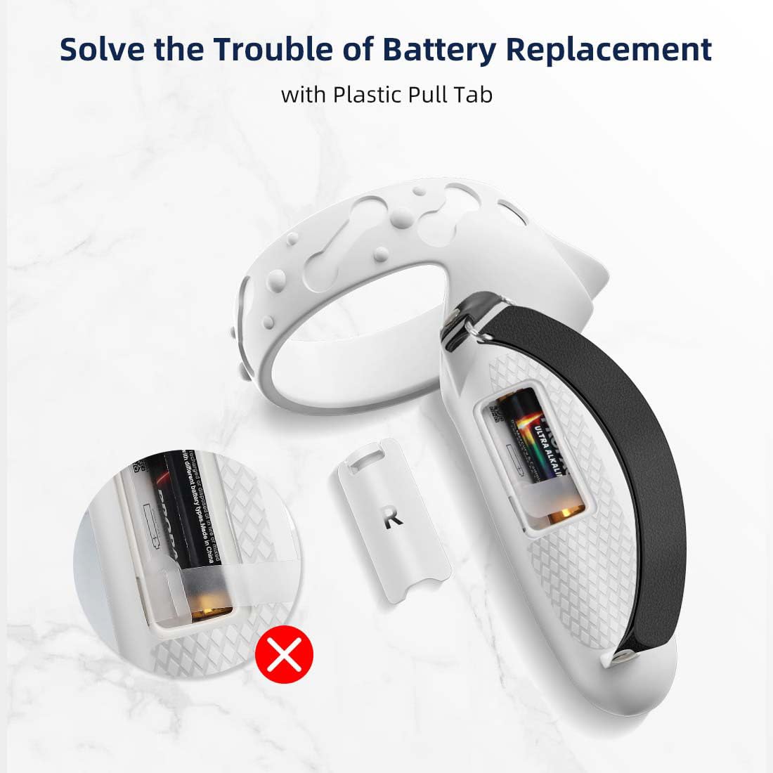 Snapklik.com : Controller Grips For Oculus/Meta Quest 2, Extended VR ...